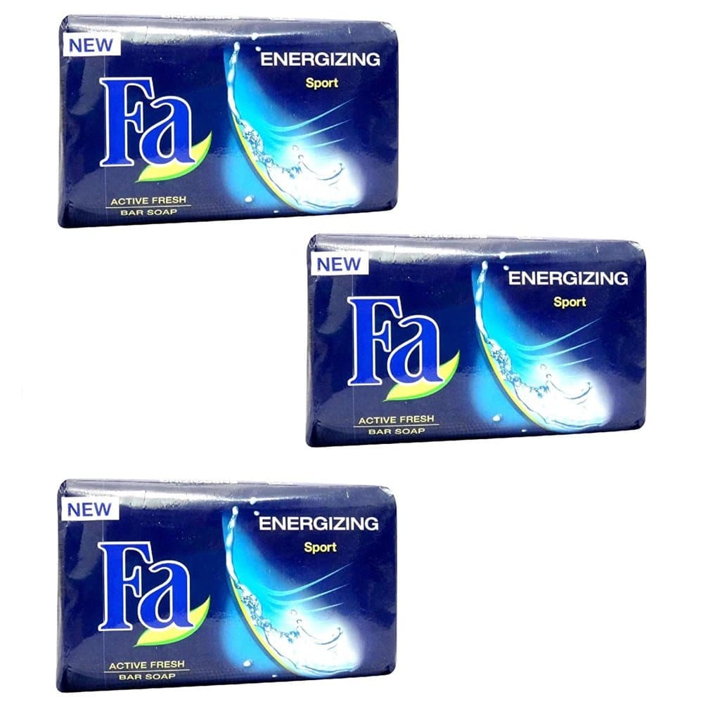 Fa Energizing Sport Soap Set Of 3 Soaps175G – TheBeautybasket.in