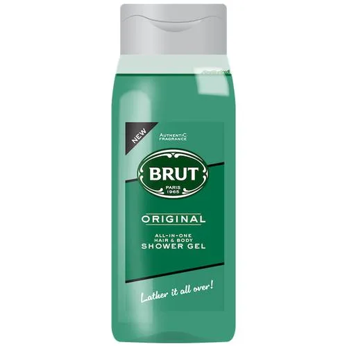 Brut Original All In One Hair & Body Shower Gel For Men 500ml ...