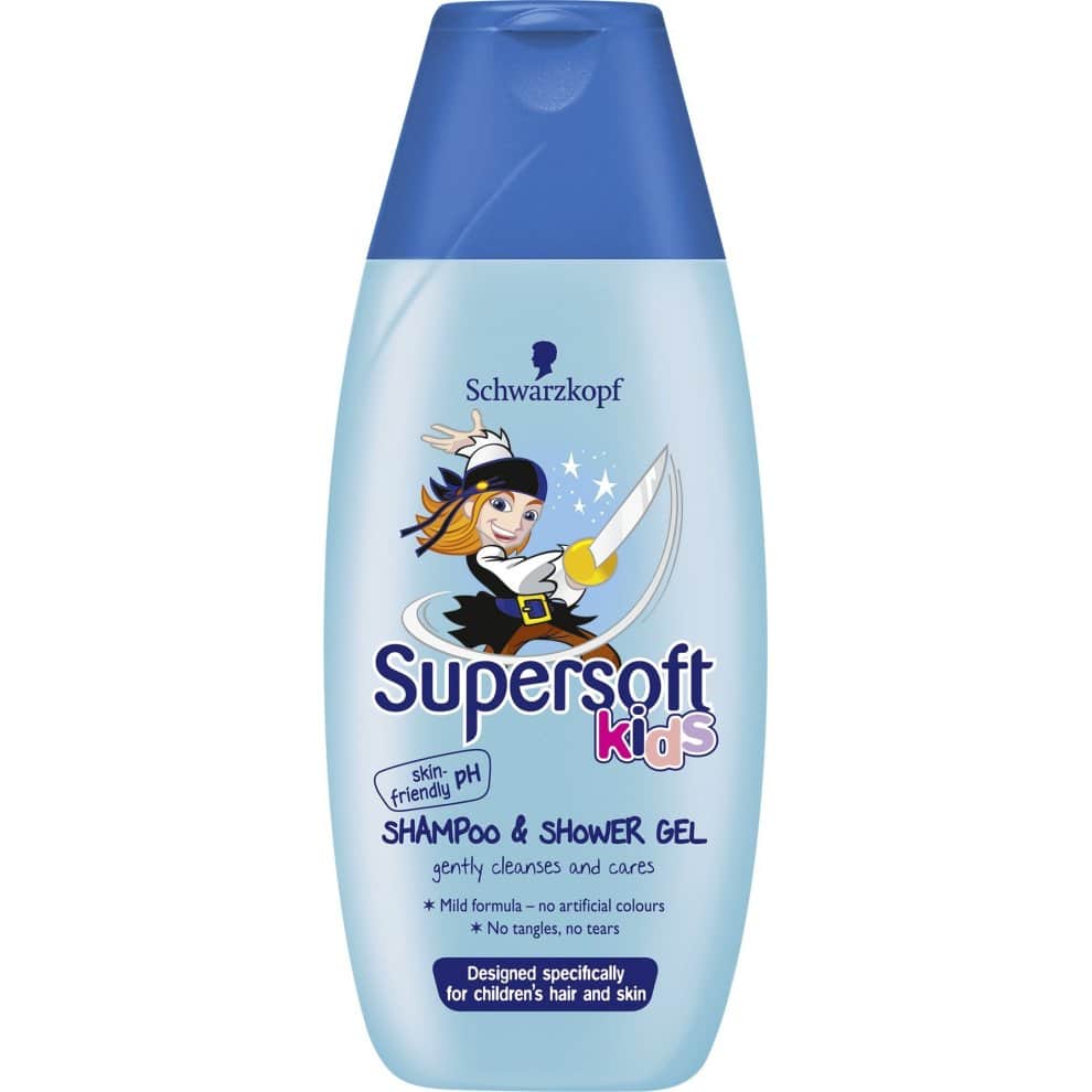Schwarzkopf Kids Supersoft Kids Shampoo & Shower Gel 250ml ...