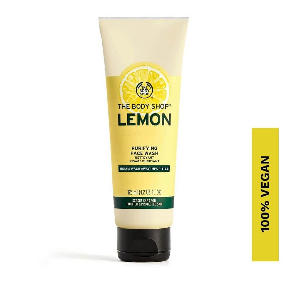 The Body Shop Lemon Purifying Face Wash 125ml – TheBeautybasket.in