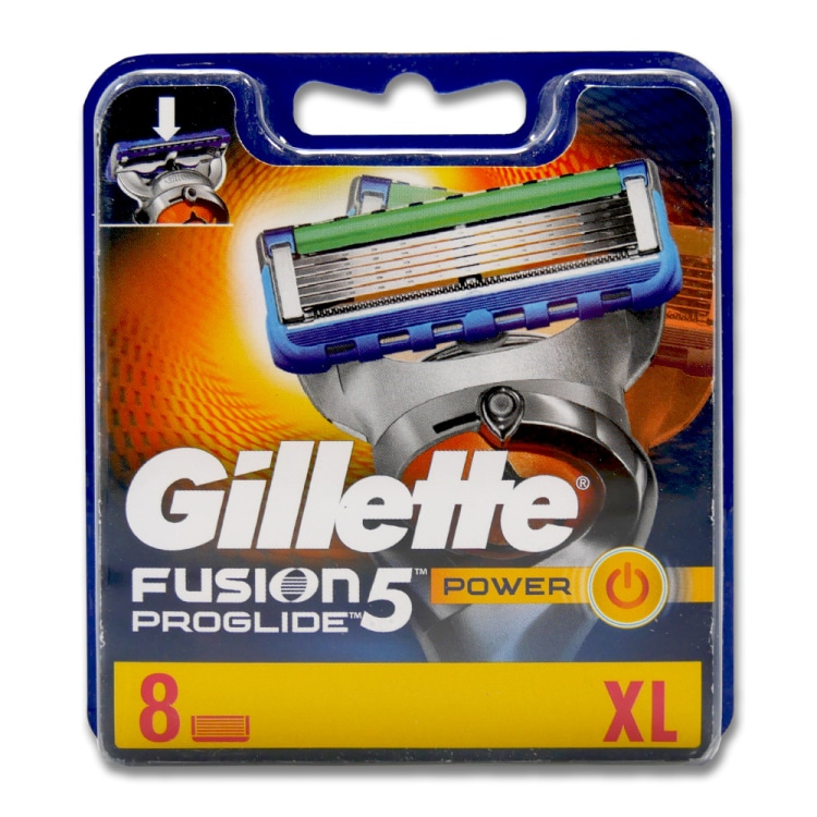 Gillette Fusion Power Proglide Blade Razor Set Of 8 – TheBeautybasket.in