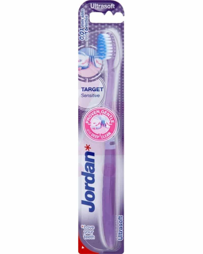 Jordan Target Sensitive Toothbrush Ultra Soft With 0.01mm Bristles ...